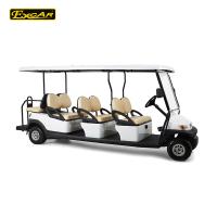 China 48V Lithium Golf Car EXCAR A1S6+2 6 Seater 4300mm AC Motor for sale