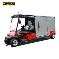 China 2 Person Electric Ambulance Vehicle 48V 3.7KW DC System with 30% Climbing Capacity and 90km Range for sale