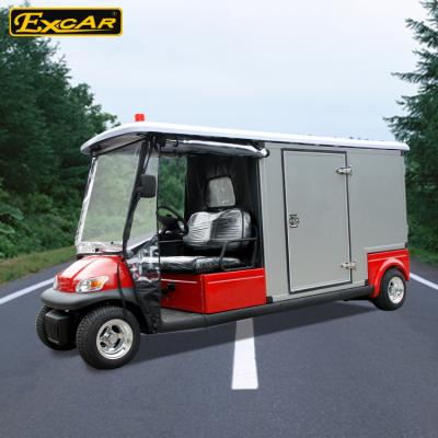 China 2 Seater Electric Ambulance Car 3.7KW 48V with Trojan Battery and 360kg Load Capacity for Hospital Use for sale