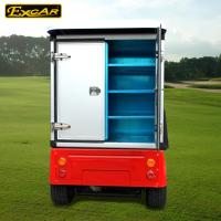 China EXCAR Red 2 Seater 48V Electric Ambulance Vehicle with 45 km/h Speed and 90 km Range for sale