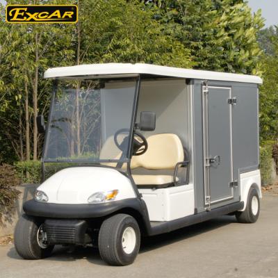 China 48V ACIM Motor Electric Beverage Golf Cart - 2 Seats, 5KW Power, 45 km/h Speed with Three-Point Seat Belts for sale