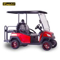 China 4 Seater Red Electric Golf Cart with 48V DC/AC Systems, 45 km/h Speed & 300kg Load Capacity for sale