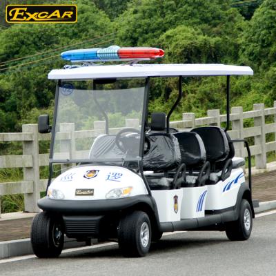 China EXCAR 48V 4-Seat Electric Patrol Car with 3.7KW Motor and 70-90km Range for Security Applications for sale