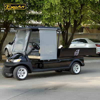 China EXCAR CE Certified Electric Food Cart 48V with 45 km/h Speed and 90 km Range for sale