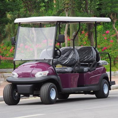 China 4 Wheel Drive 6 Seat Electric Golf Cart 48V AC/DC System with Curtis Controller for sale