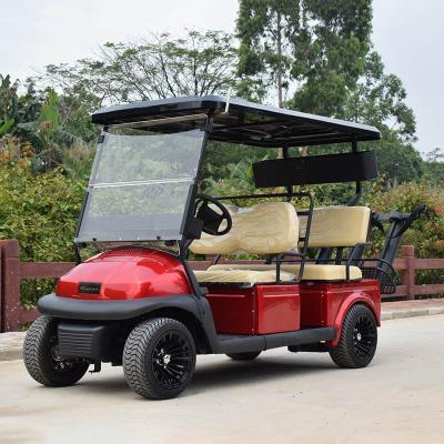 China 4 Passenger Electric Golf Cart 48V KDS Motor Wide Soft Seat CE Certified for sale