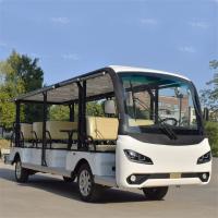 China 18 Seats Electric Sightseeing Bus 72V Lithium Battery Long Range High Climbing Ability for sale