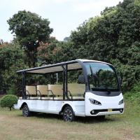 China Safe & Comfortable Electric Sightseeing Bus 14 Seats 72V Lithium Battery High Climbing Ability Support Long Range for sale