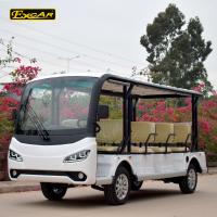 China 11 Seats Electric Sightseeing Bus 72V Lithium Battery High Climbing Ability Long Range for sale