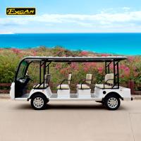 China 11 Seats Electric Sightseeing Bus 72V Lithium Battery High Climbing Ability Long Range for sale