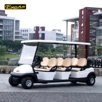 China 6-Seat Electric Golf Cart 48V Lithium Lead Acid Battery Aluminum Body Custom Color Strong Climbing for sale