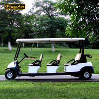 China 6-Seat Electric Golf Cart 48V Lithium Lead Acid Battery Aluminum Body Custom Color Strong Climbing for sale
