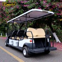China 6-Seat 2 Foldable Rears Electric Golf Cart 48V Lithium Lead Acid Battery Aluminum Body Custom Color for sale