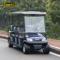 China 8-Seat 3 Foldable Rear Electric Golf Cart 48V Lithium Battery Custom Color for sale