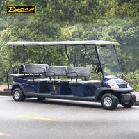 China 8-Seat 3 Foldable Rear Electric Golf Cart 48V Lithium Battery Custom Color for sale