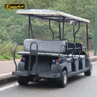 China 8-Seat 3 Foldable Rear Electric Golf Cart 48V Lithium Battery Custom Color for sale