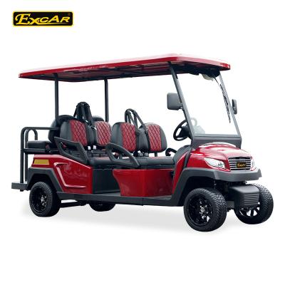 China 6 Seats Electric Golf Cart 5KW Motor 48V Lithium Battery Curtis AC Control System for sale