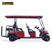 China 6 Seats Electric Golf Cart 5KW Motor 48V Lithium Battery Curtis AC Control System for sale