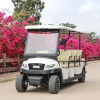 China 11 Seater Electric Golf Buggy 48V Lithium Battery AC Motor Steel Chassis 25km/h for sale