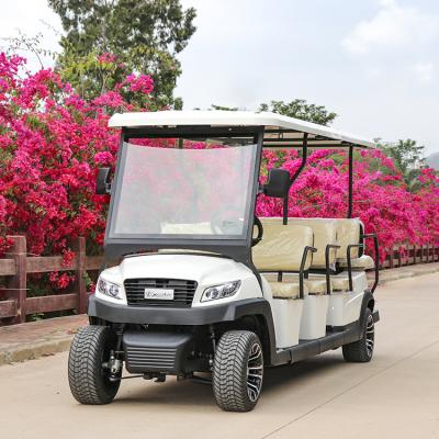China 11 Seater Electric Golf Buggy 48V Lithium Battery AC Motor Steel Chassis 25km/h for sale