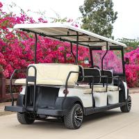 China 11 Seater Electric Golf Buggy 48V Lithium Battery AC Motor Steel Chassis 25km/h for sale