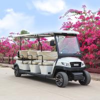 China 11 Seater Electric Golf Buggy 48V Lithium Battery AC Motor Steel Chassis 25km/h for sale