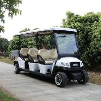 China 6 Passenger Electric Sightseeing Car Mini Bus with Rear Small Cargo for sale