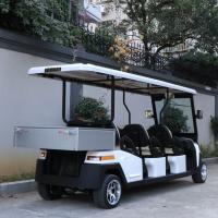 China 6 Passenger Electric Sightseeing Car Mini Bus with Rear Small Cargo for sale
