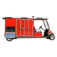 China Electric Fire Truck 2 Seater CE Approved 48V with Trojan Battery Golf Cart 4000x1200x1800mm for sale