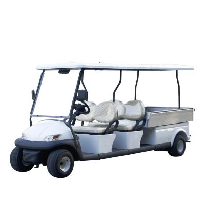 China 4 Seats 48V Electric Golf Cart with Rear Storage Box for sale