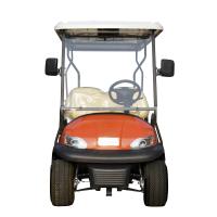 China Orange Dump Bed 48V Electric Golf Cart with 4 Passenger for sale