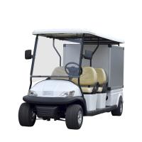 China 4 Passenger Electric Utility Vehicle with Rear Closed Box for sale