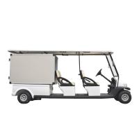 China 4 Passenger Electric Utility Vehicle with Rear Closed Box for sale