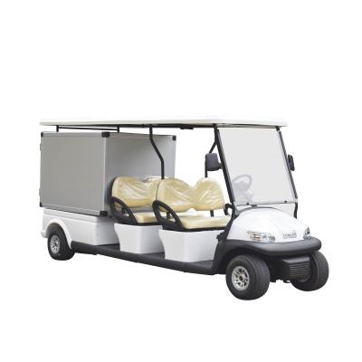 China 4 Passenger Electric Utility Vehicle with Rear Closed Box for sale