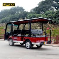 China Excar Electric Golf Shuttle Bus 72V 7.5KW for Sightseeing with Trojan Battery for sale