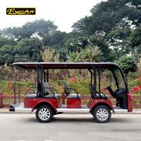 China Excar Electric Golf Shuttle Bus 72V 7.5KW for Sightseeing with Trojan Battery for sale