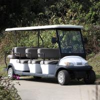 China White 8+3 Seat Tourist Electric Sightseeing Shuttle Bus CE Approved for sale