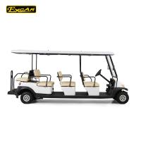 China 11-Seater Electric Golf Cart 48V 3.7kW Curtis Controller Trojan Battery for sale