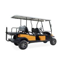 China Lifted 4+2 Seater Electric Golf Buggy with Flip Down Back Seat 48V 3.7kW for sale