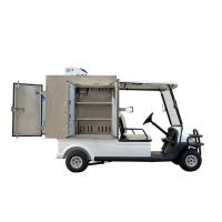 China Multi-purpose Electric Utility Cart Closed Box 48V 5KW 3400x1200x1800mm 50-70km Range for sale