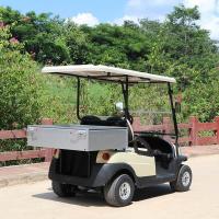 China 2 Seats Electric Golf Cart with Aluminum Cargo Box 560kg Capacity 48V 5kW AC Motor for sale