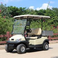 China 2 Seats Electric Golf Cart with Aluminum Cargo Box 560kg Capacity 48V 5kW AC Motor for sale