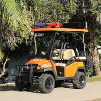 China 48V Electric Golf Buggy with Red/Blue Strobe Light With Trojan Battery for sale