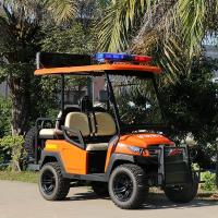 China 48V Electric Golf Buggy with Red/Blue Strobe Light With Trojan Battery for sale