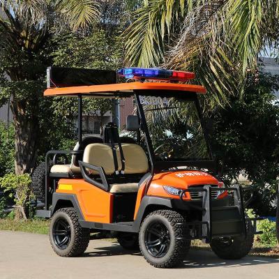 China 48V Electric Golf Buggy with Red/Blue Strobe Light With Trojan Battery for sale
