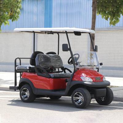 China EXCAR 48V Electric Golf Cart with Trojan T-875 Batteries - 4 Passenger Capacity, 3700W Motor, 70-90km Range for sale