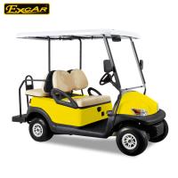 China EXCAR 48V Electric Golf Cart 4 Seater 3.7KW ADC Motor CHAFTA Approved Yellow for sale