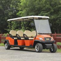 China 6 Seater Electric Golf Buggy 48V Lithium Battery High Atmosphere Elegant Design Safe Large Space for sale