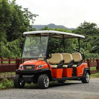 China 6 Seater Electric Golf Buggy 48V Lithium Battery High Atmosphere Elegant Design Safe Large Space for sale