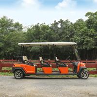 China 6 Seater Electric Golf Buggy 48V Lithium Battery High Atmosphere Elegant Design Safe Large Space for sale
